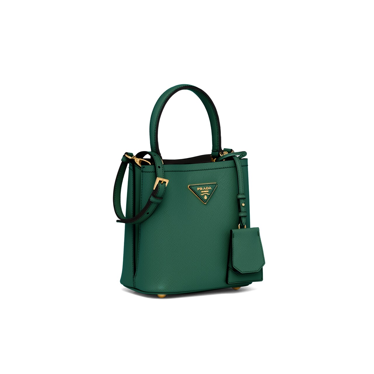 Prada Panier Small Saffiano Leather Bucket Bag | Paul Smith