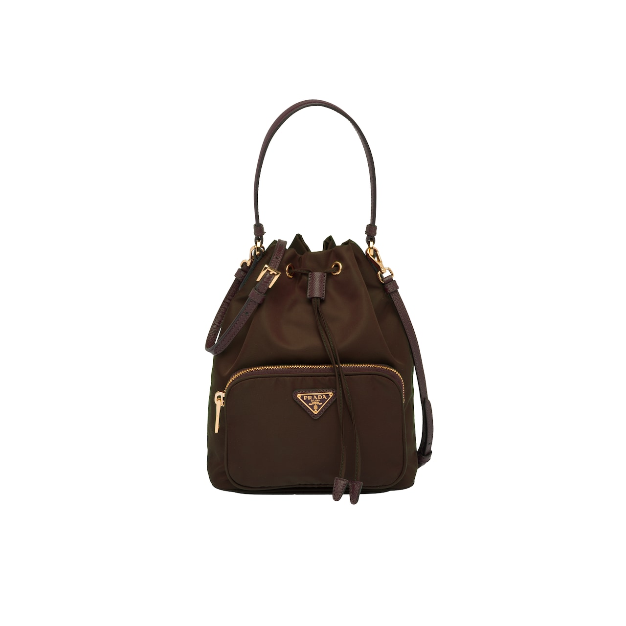 Prada Duet Fabric Shoulder Bag Prada 1bh038v44f0324vooo