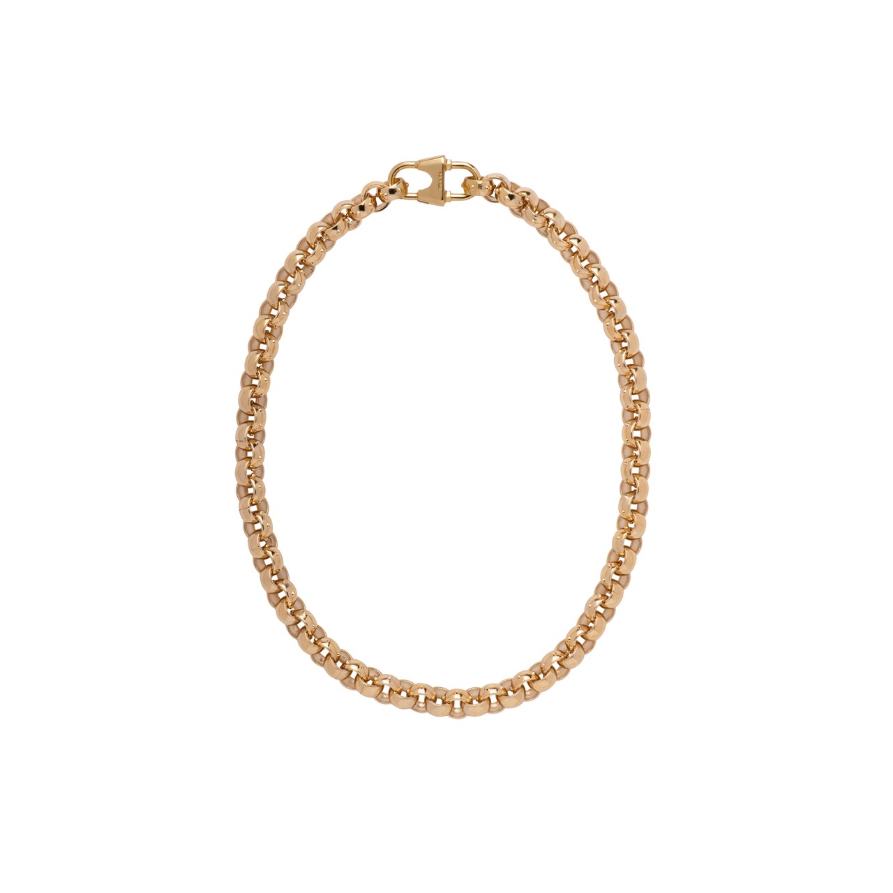 Chain necklace with logo | Prada - 1JC573_PL8_F0056