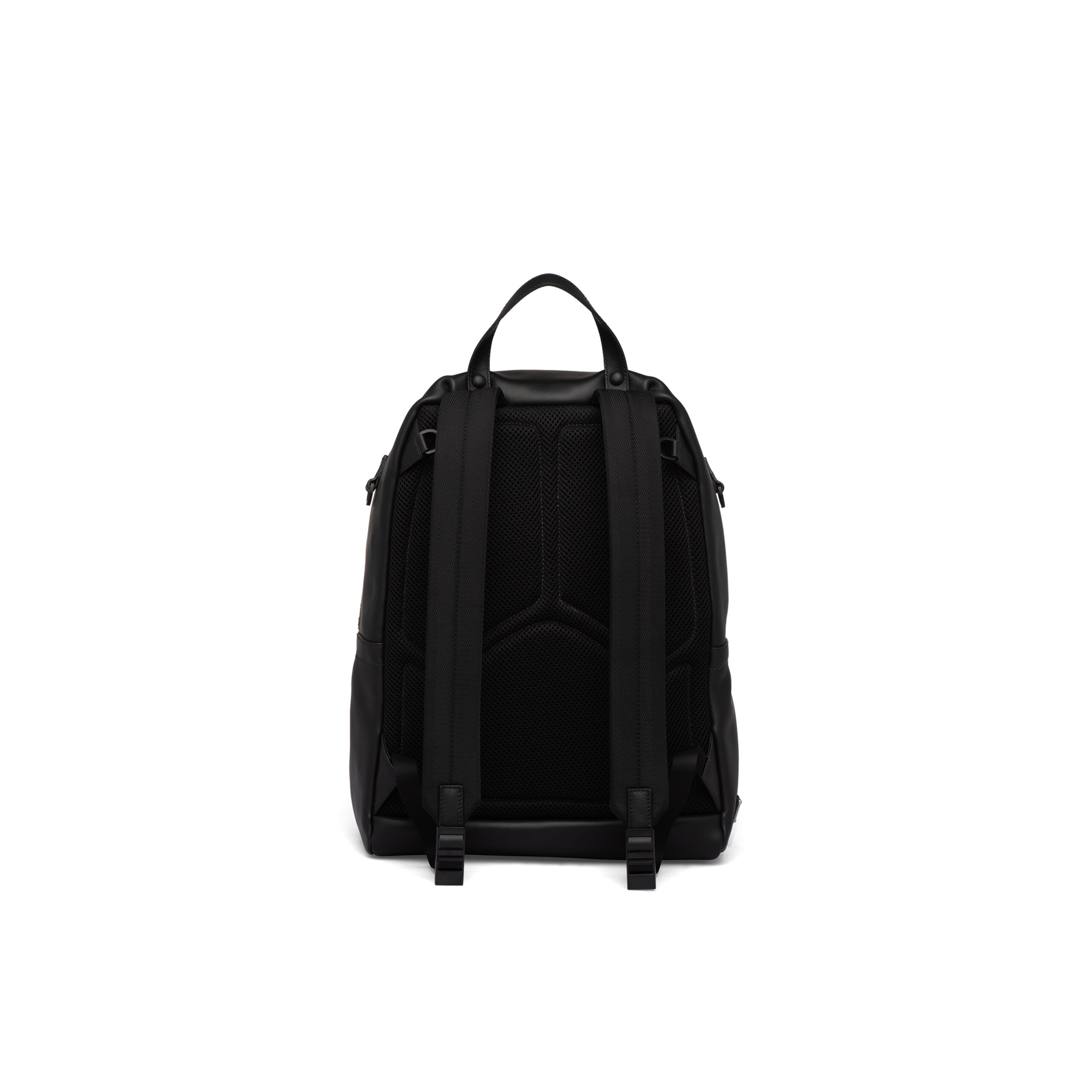 Leather backpack | Prada - 2VZ066_2BYA_F0002_V_OLO