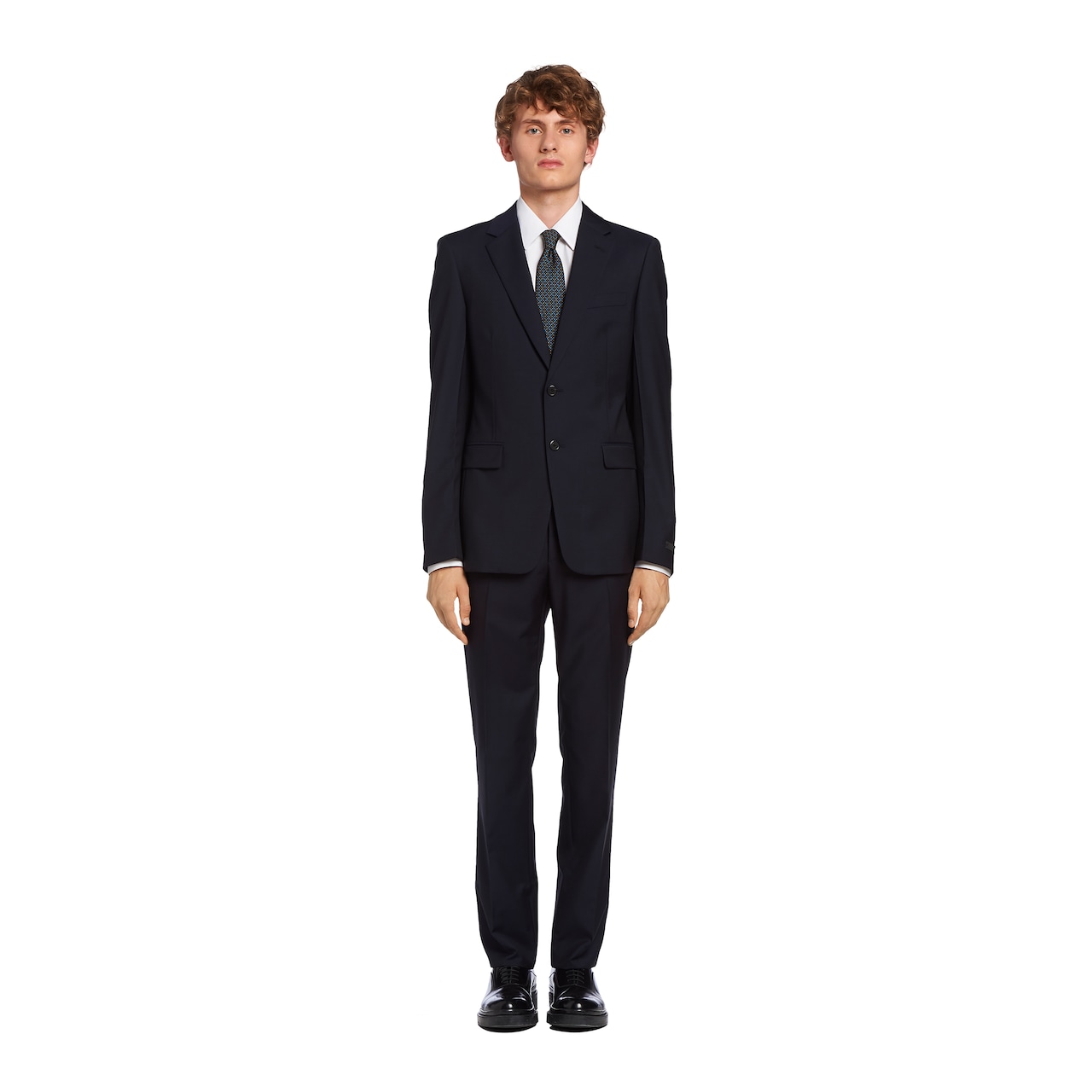 Mohair Single-Breasted Suit | Prada - UAA417_D39_F0008_S_141