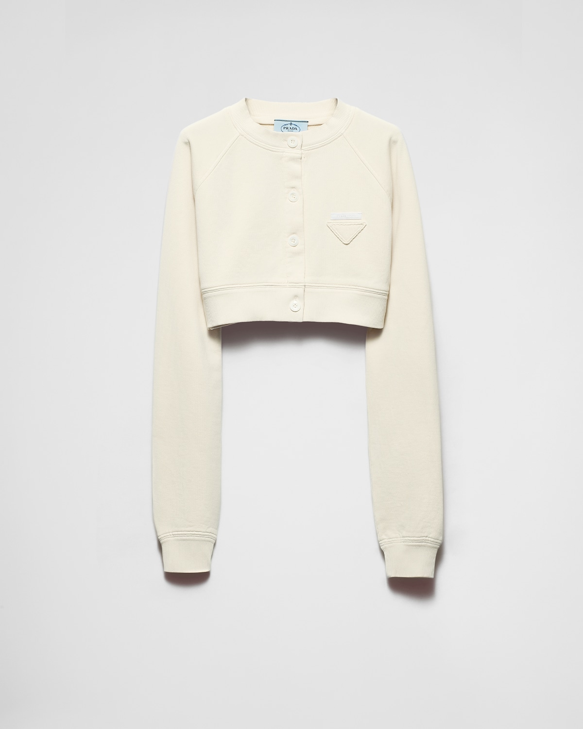 Vanilla Cropped Fleece Blouson | PRADA