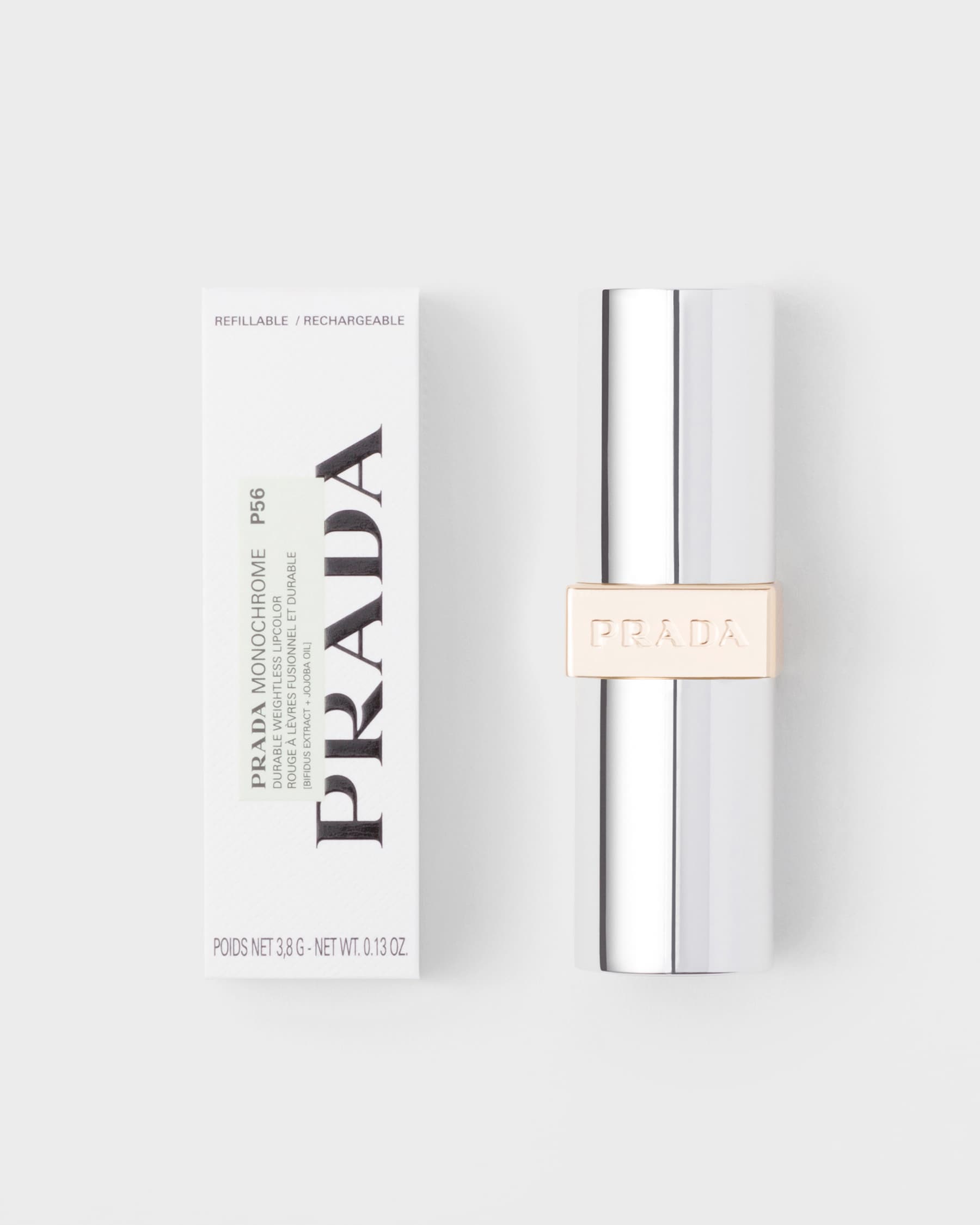 P56 - Notte Prada Monochrome Hyper Matte Lipstick - P56 - Notte | PRADA