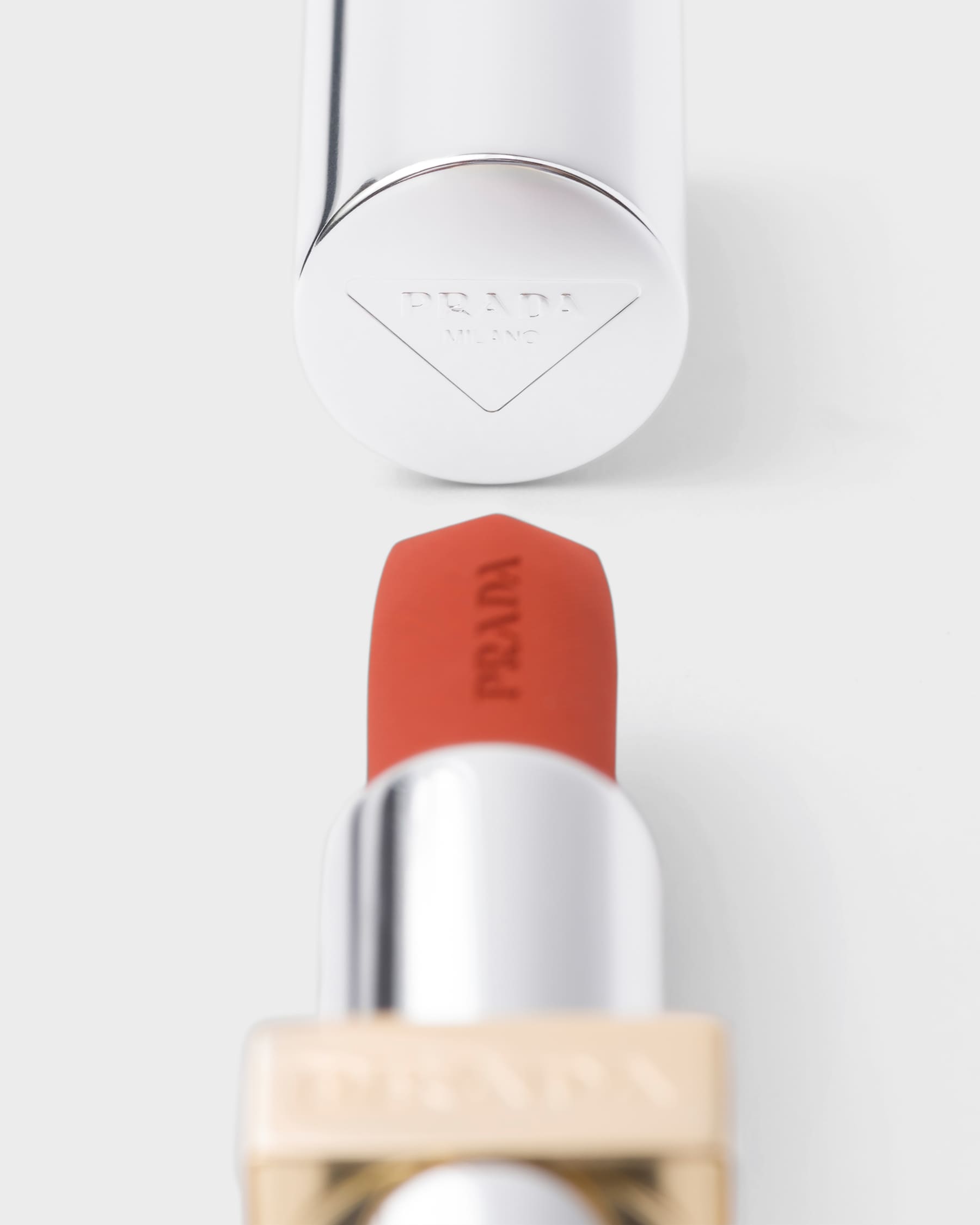O77 - Arancio Prada Monochrome Hyper Matte Lipstick | PRADA - United States