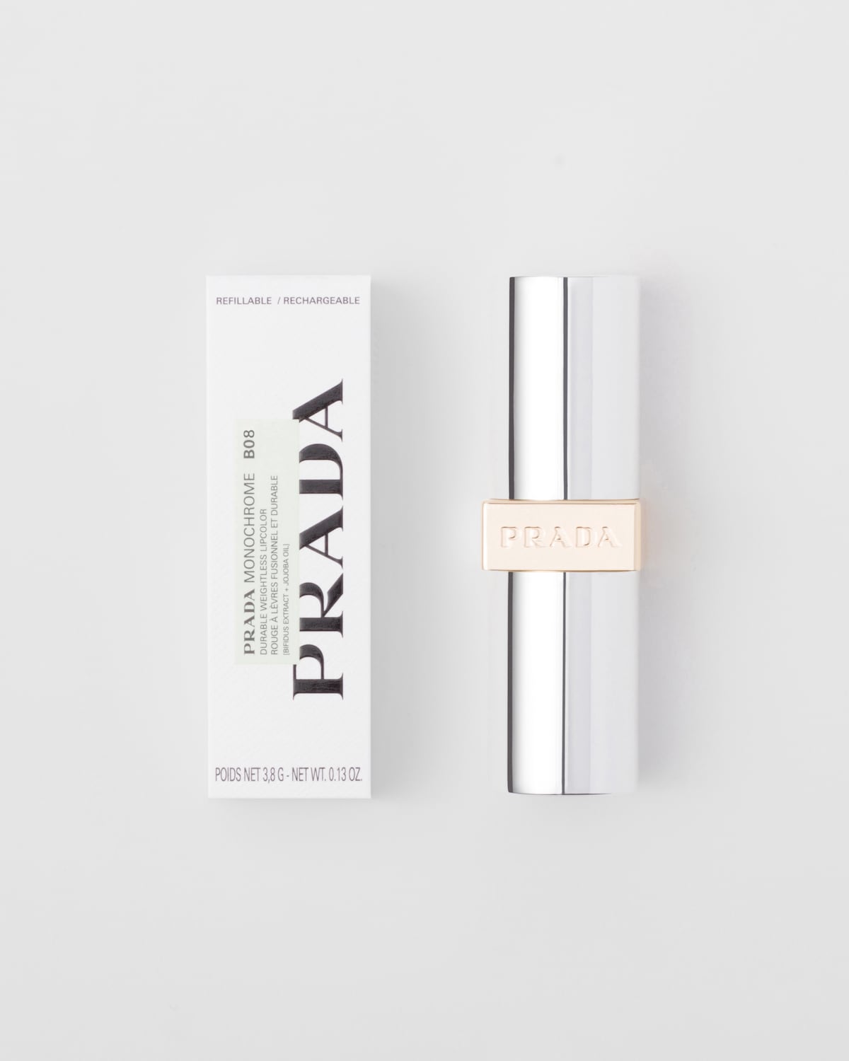 B08 - 暖阳棕 普拉达至色持久轻盈唇膏 - B08 - 暖阳棕 | PRADA - 中国