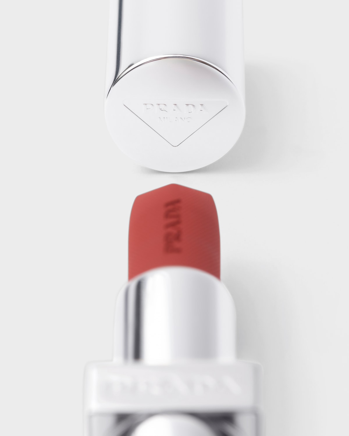 B103 - Auburn Prada Monochrome Soft Matte Lipstick - B103 - Auburn | PRADA