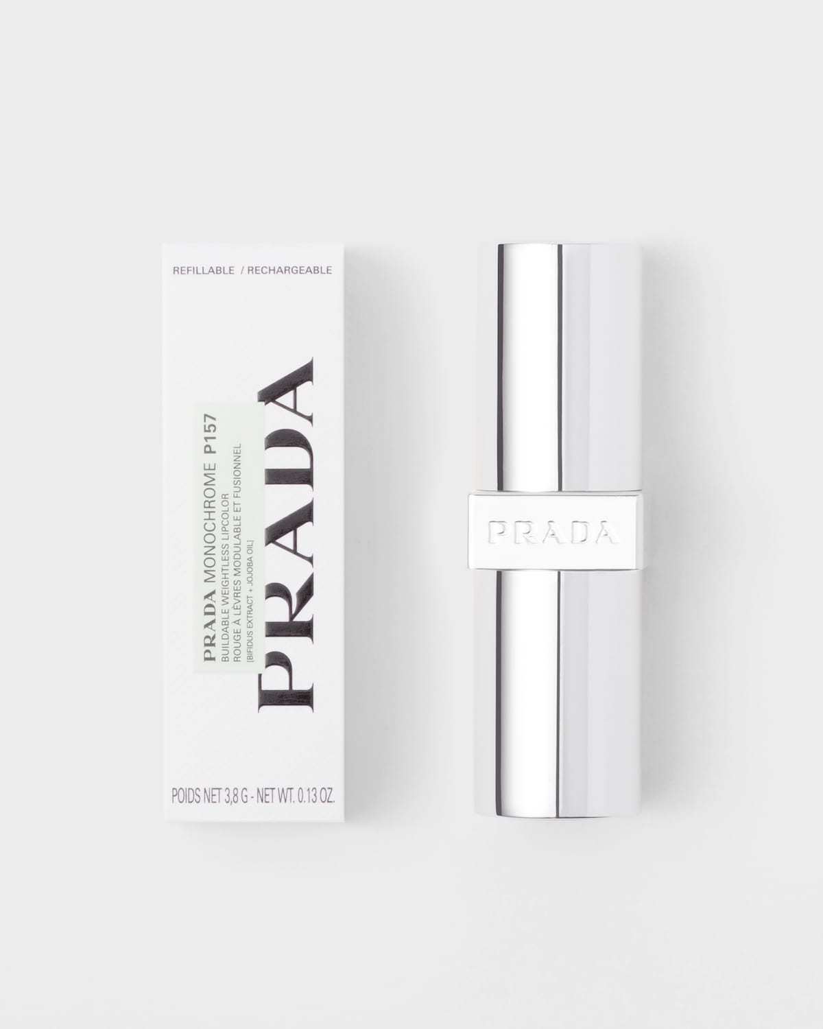 P157 - Pourpre Prada Monochrome Soft Matte Lipstick - P157 - Pourpre ...