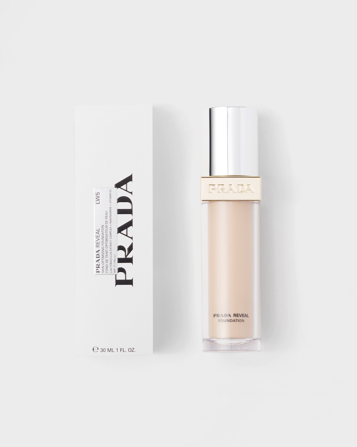 Lw5 - Light Warm Prada Reveal Skin Optimizing Foundation - Lw5 - Light ...