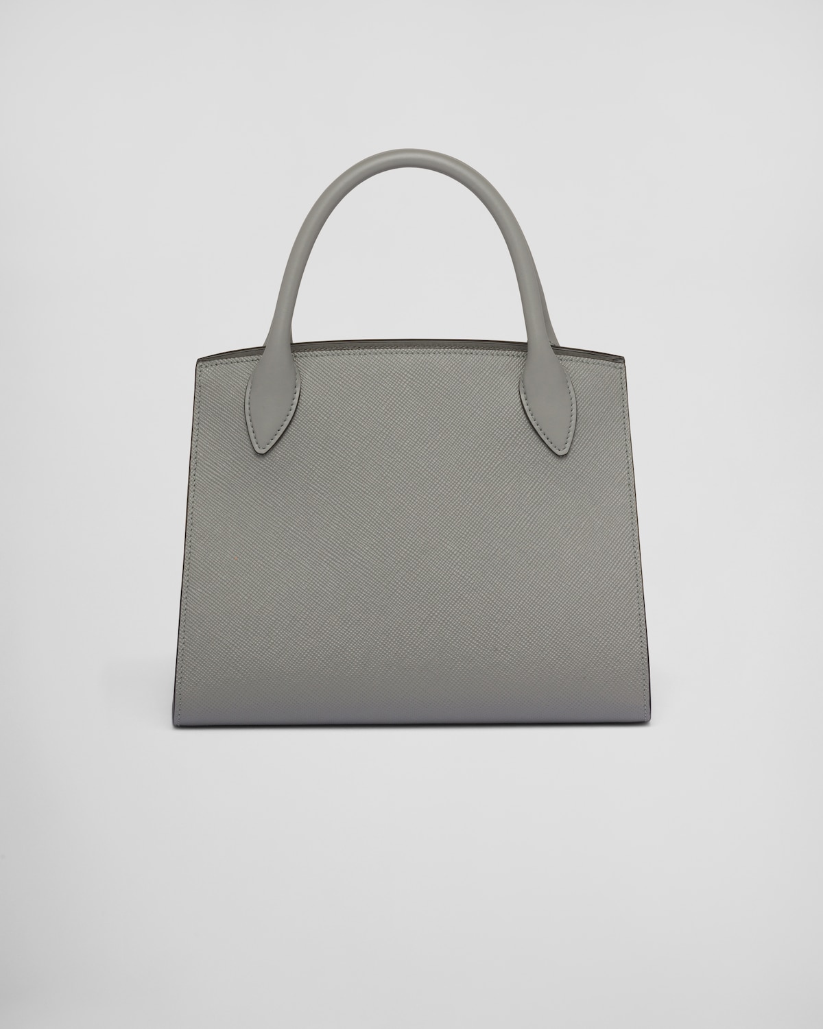 Slate Gray Prada Monochrome Small Saffiano Bag | PRADA