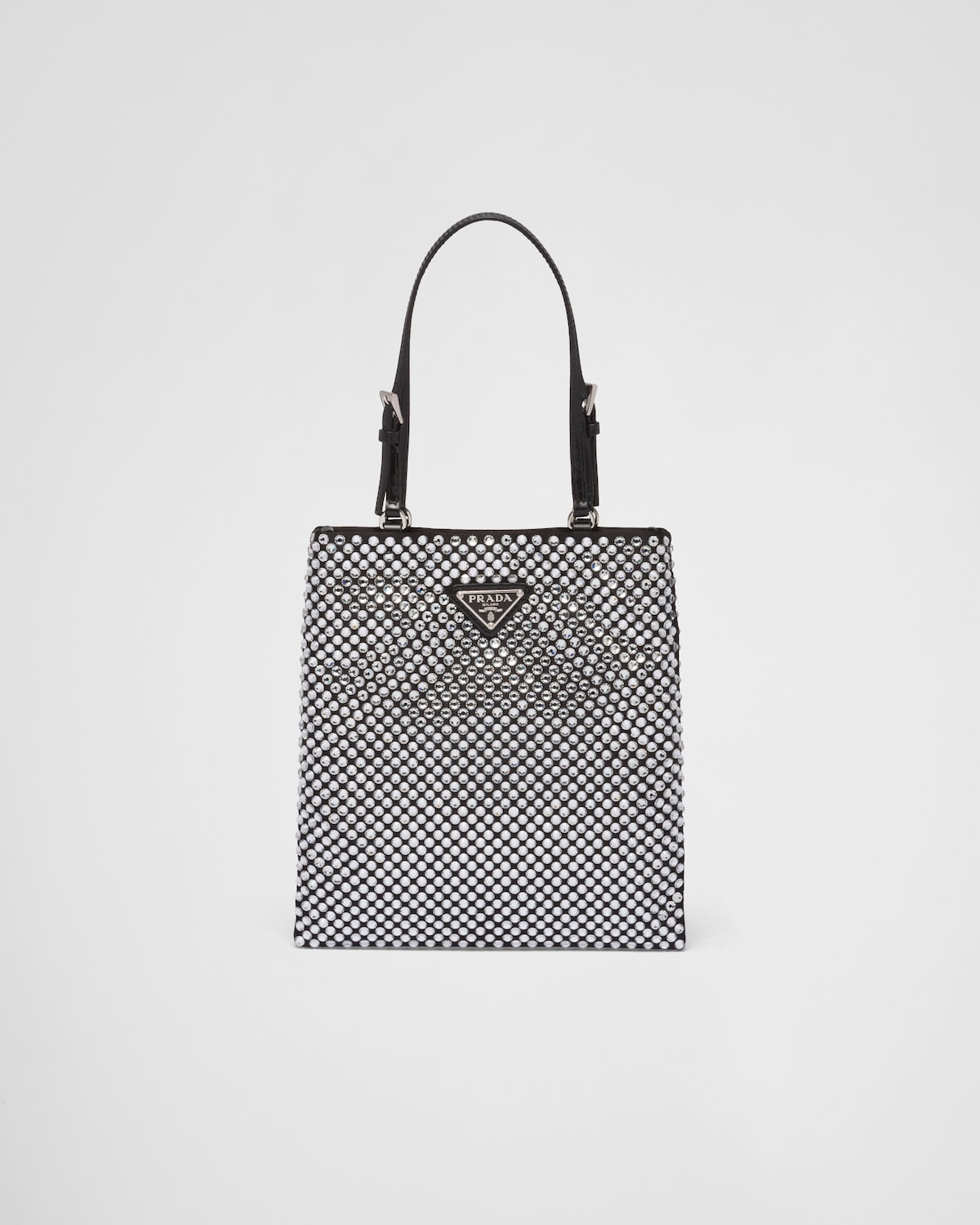 Crystal Satin Handbag With Crystals | PRADA