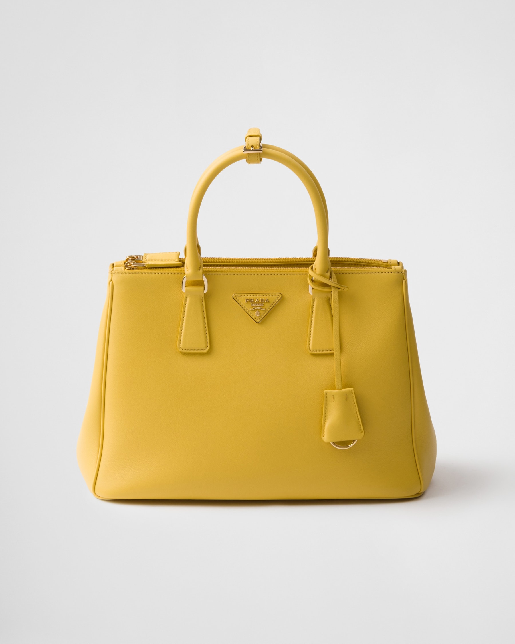 Sunny Yellow Large Prada Galleria Leather Bag | PRADA