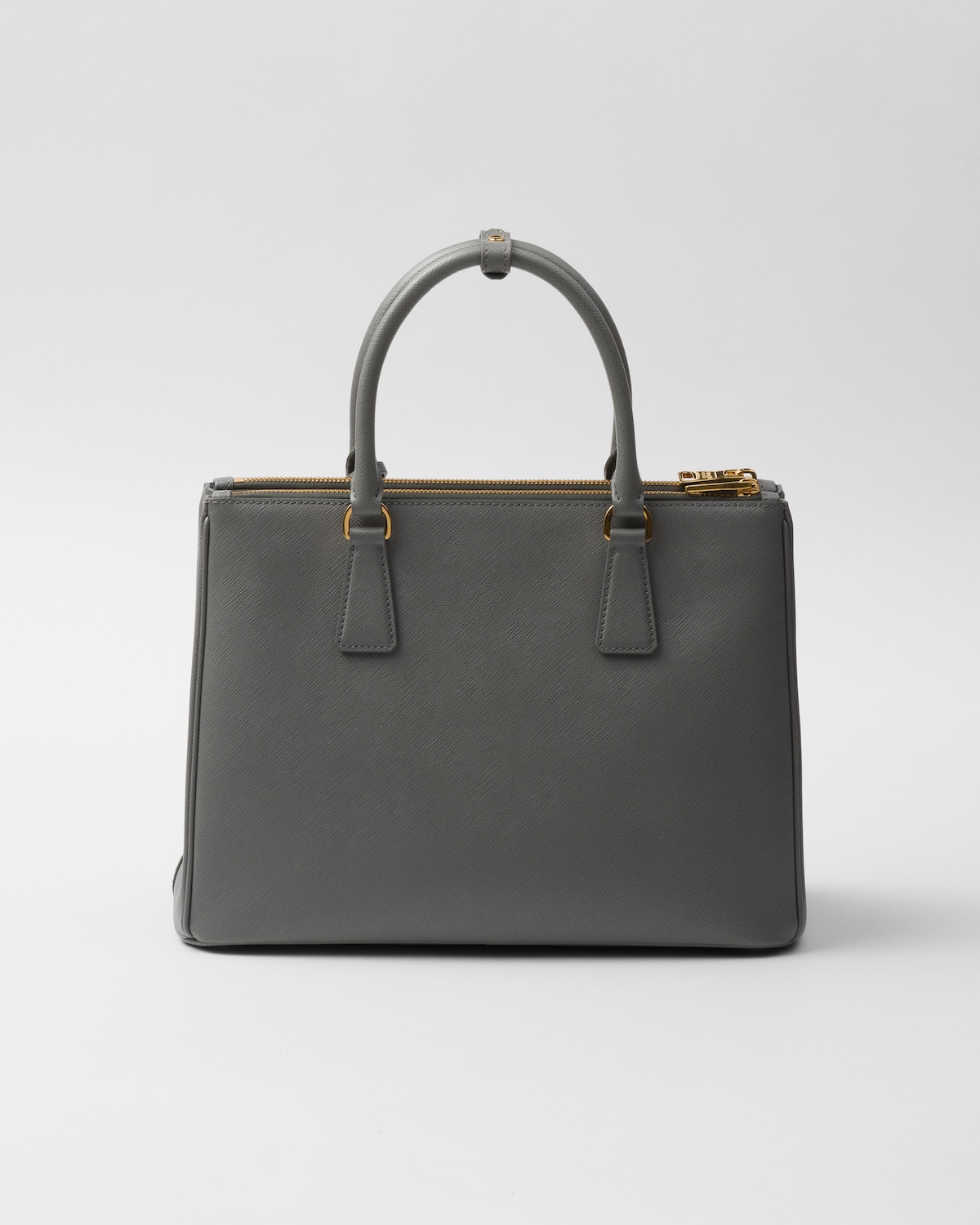 Slate Gray Prada Galleria Large Saffiano Leather Bag | PRADA - Australia