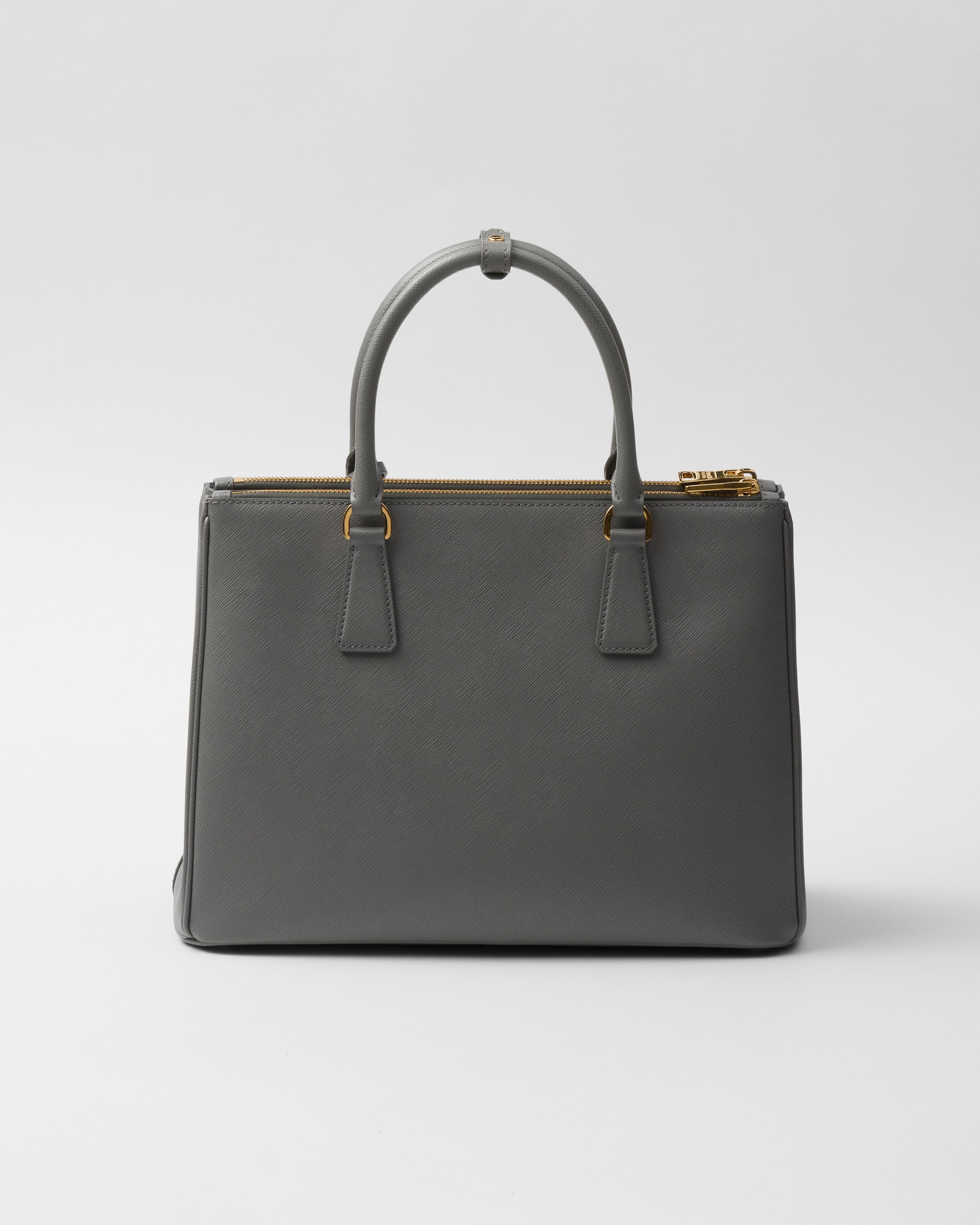 Slate Gray Prada Galleria Large Saffiano Leather Bag | PRADA - Australia