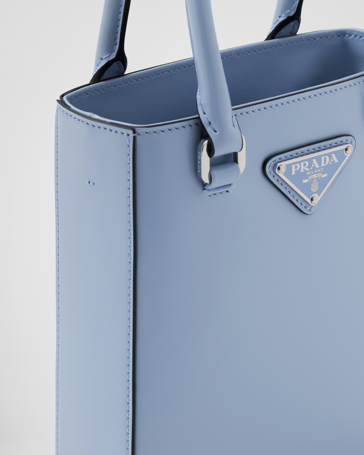 Celeste Small Brushed Leather Tote | PRADA