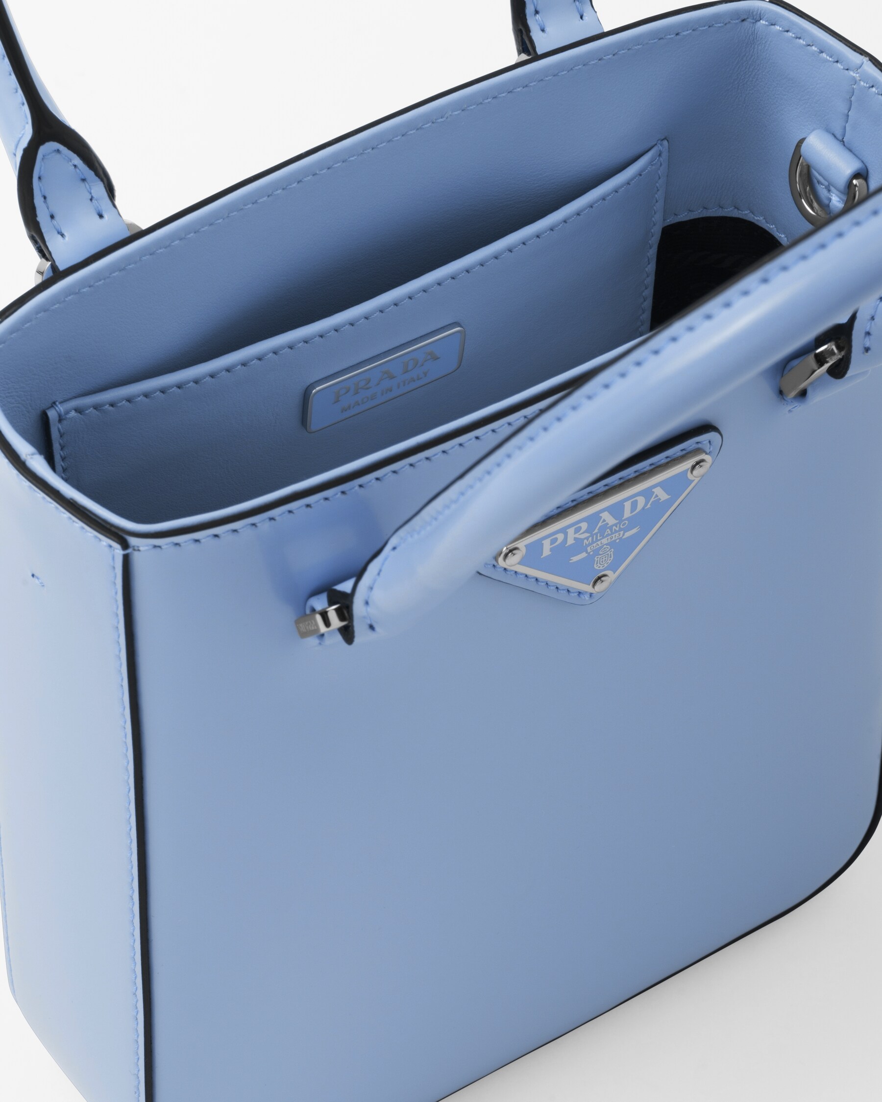 Celeste Small Brushed Leather Tote | PRADA