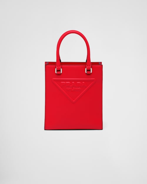 Red Leather handbag | Prada