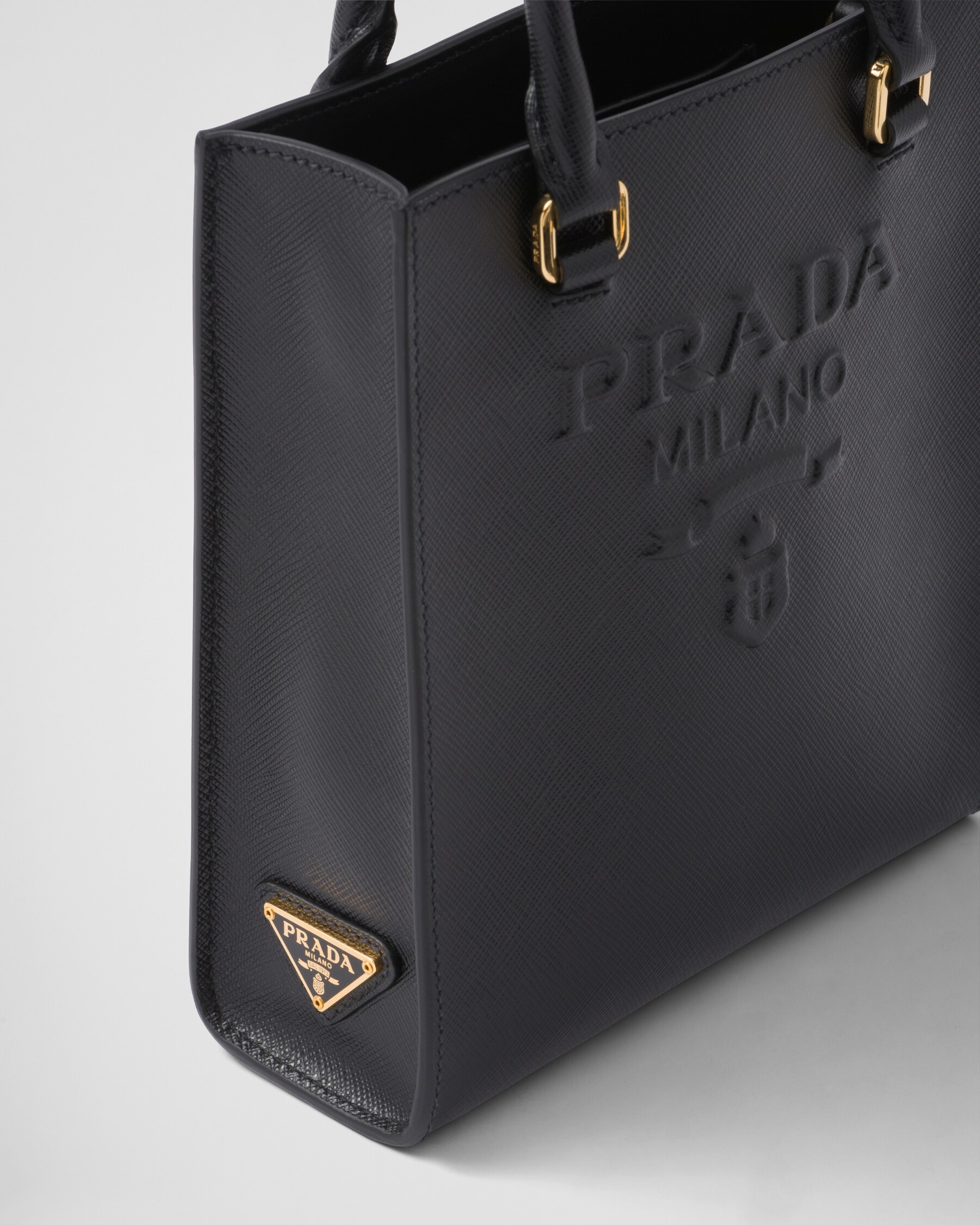 Black Small Saffiano Leather Handbag | PRADA
