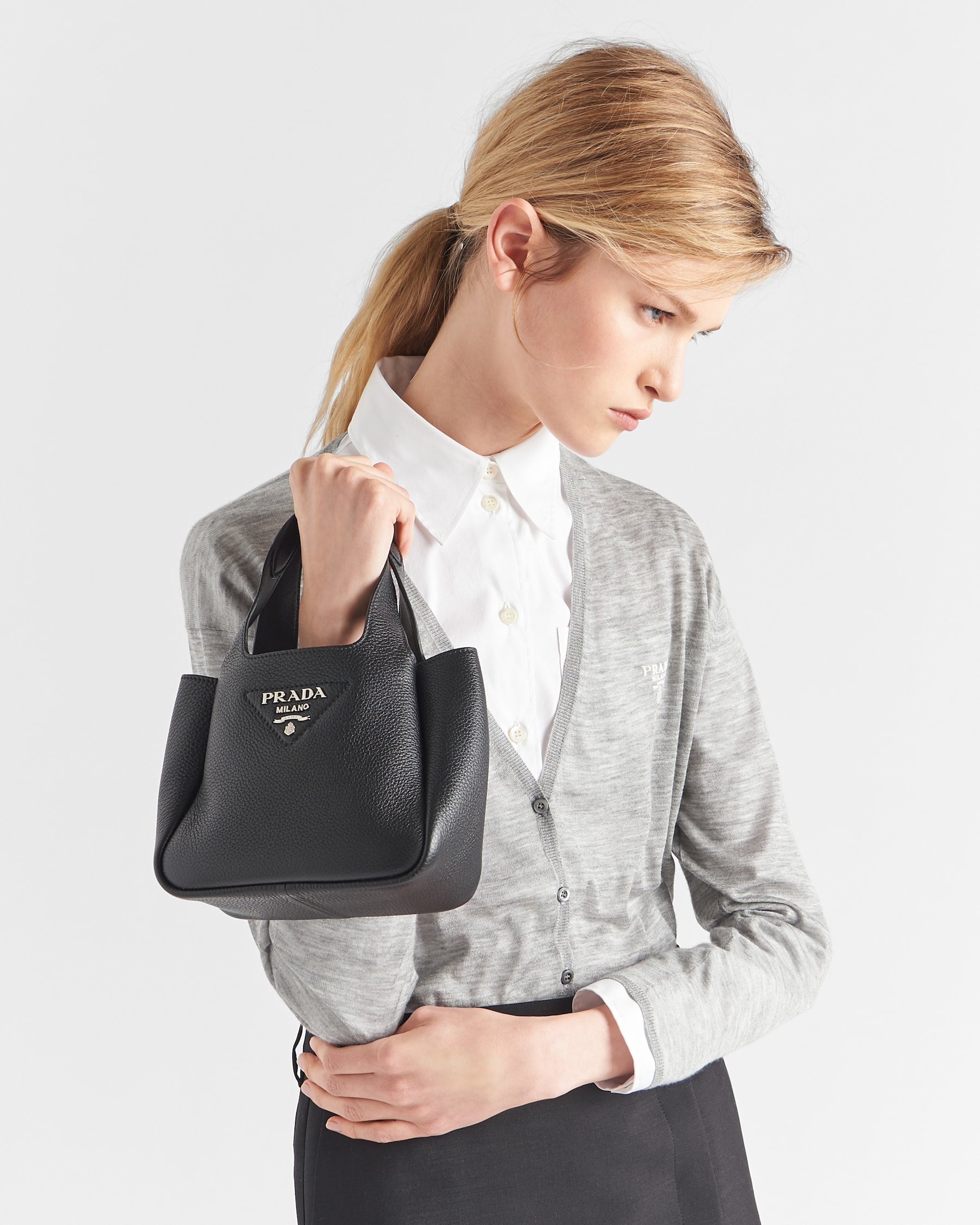 Black Leather Mini Bag | PRADA