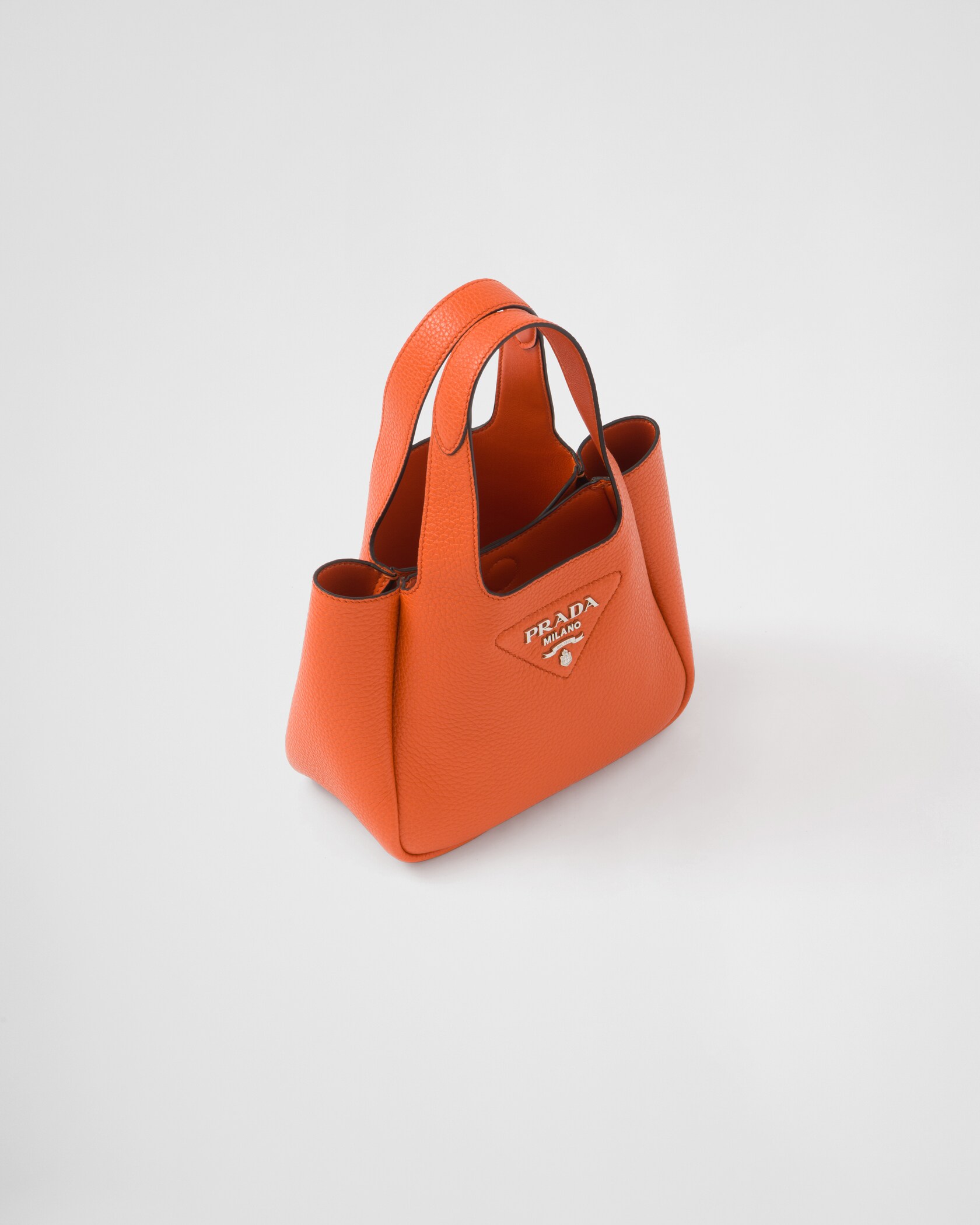 Papaya Leather Mini Bag | PRADA