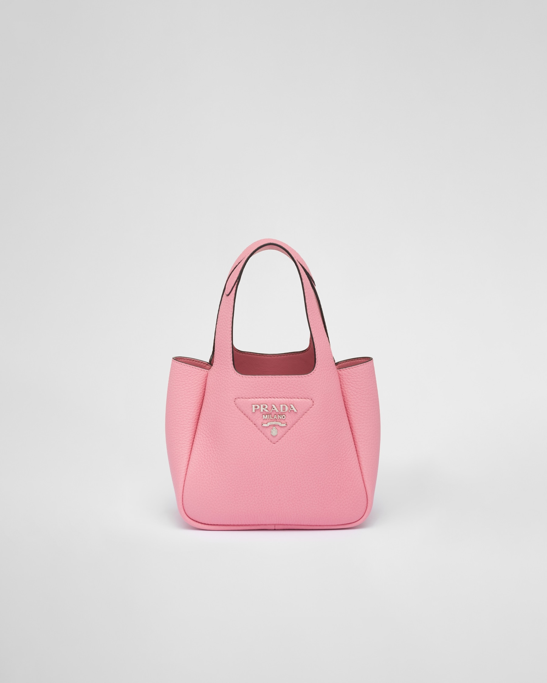 Petal Pink Leather Mini Bag | PRADA