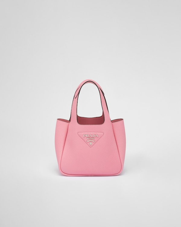 Petal Pink Leather Mini Bag | PRADA