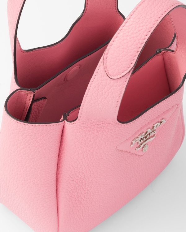 Petal Pink Leather Mini Bag | PRADA