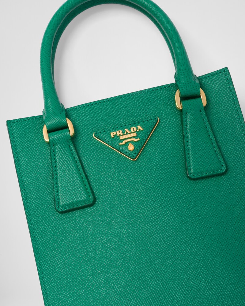 Mango Saffiano Leather Handbag | PRADA