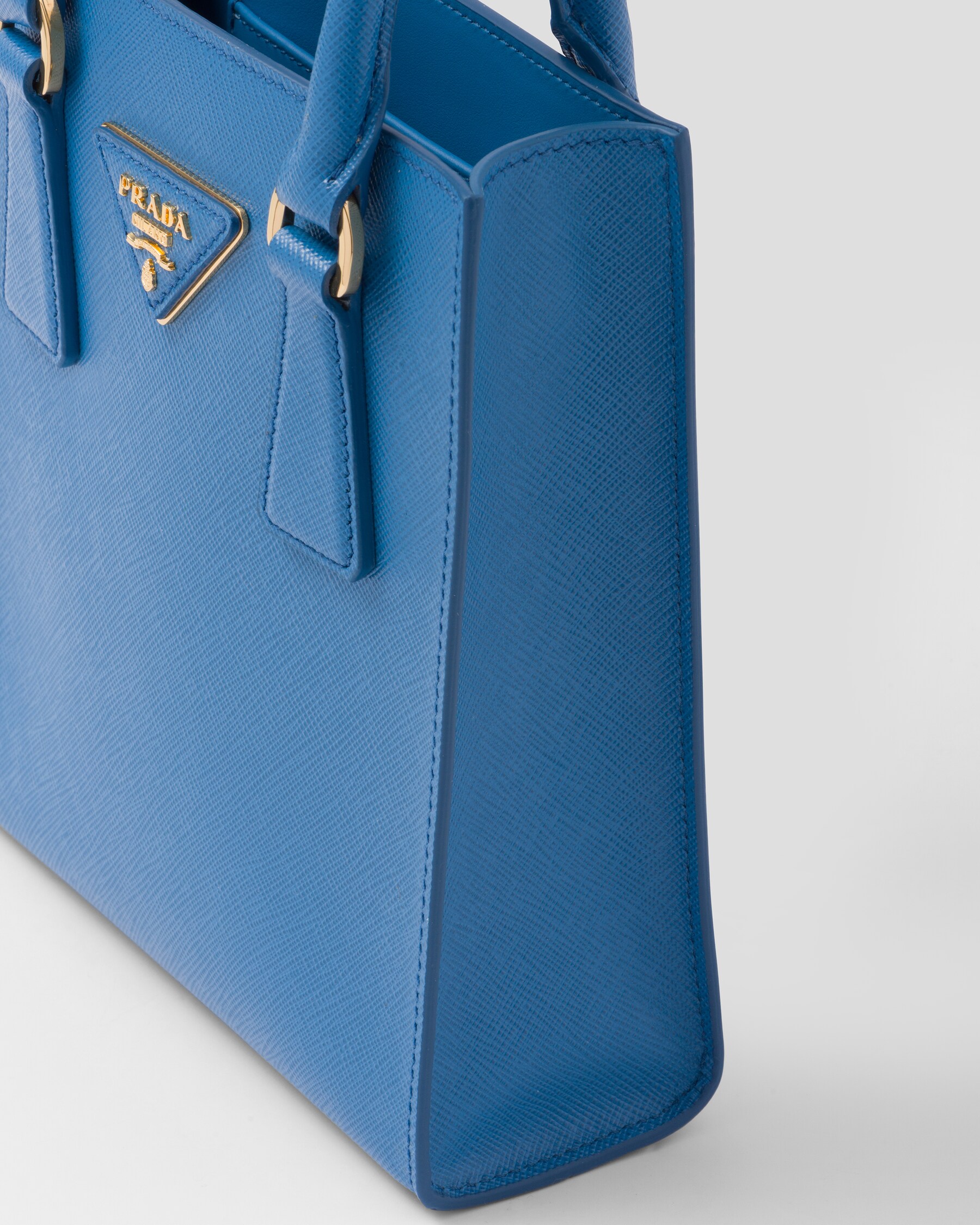 Light Blue Saffiano Leather Handbag | PRADA