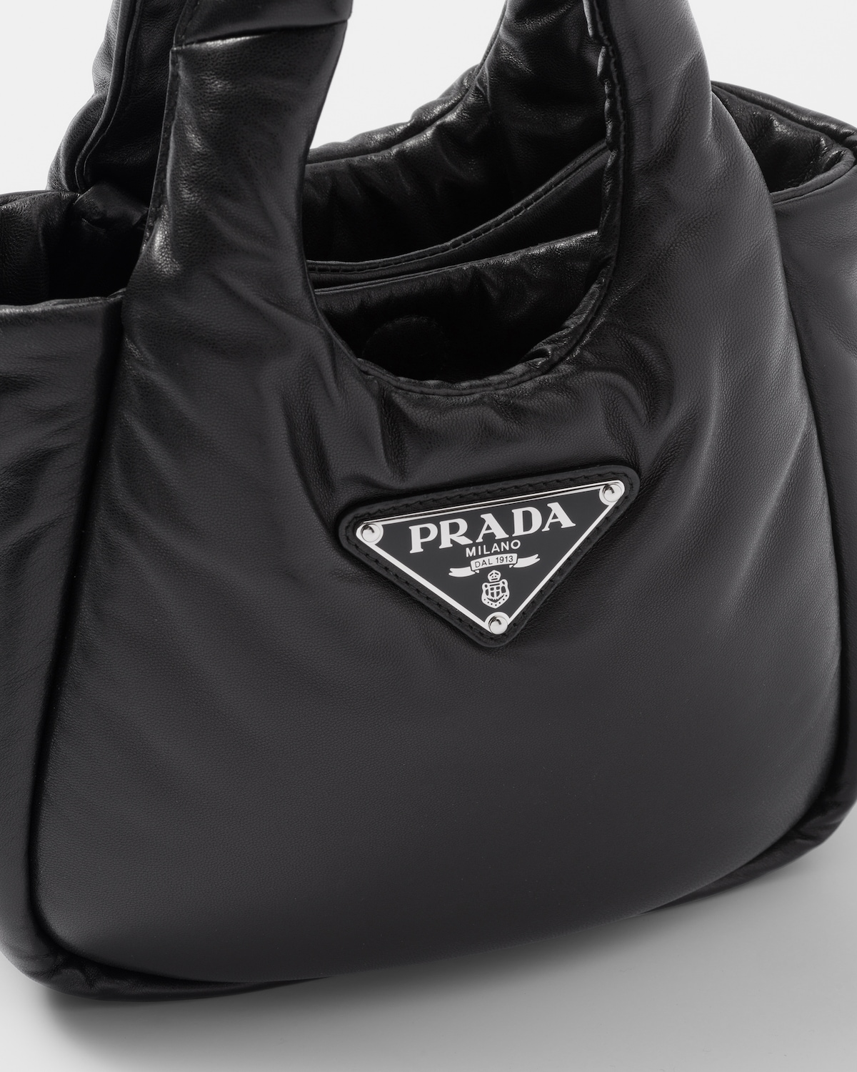 Black Small Padded Prada Soft Nappa-leather Bag | PRADA