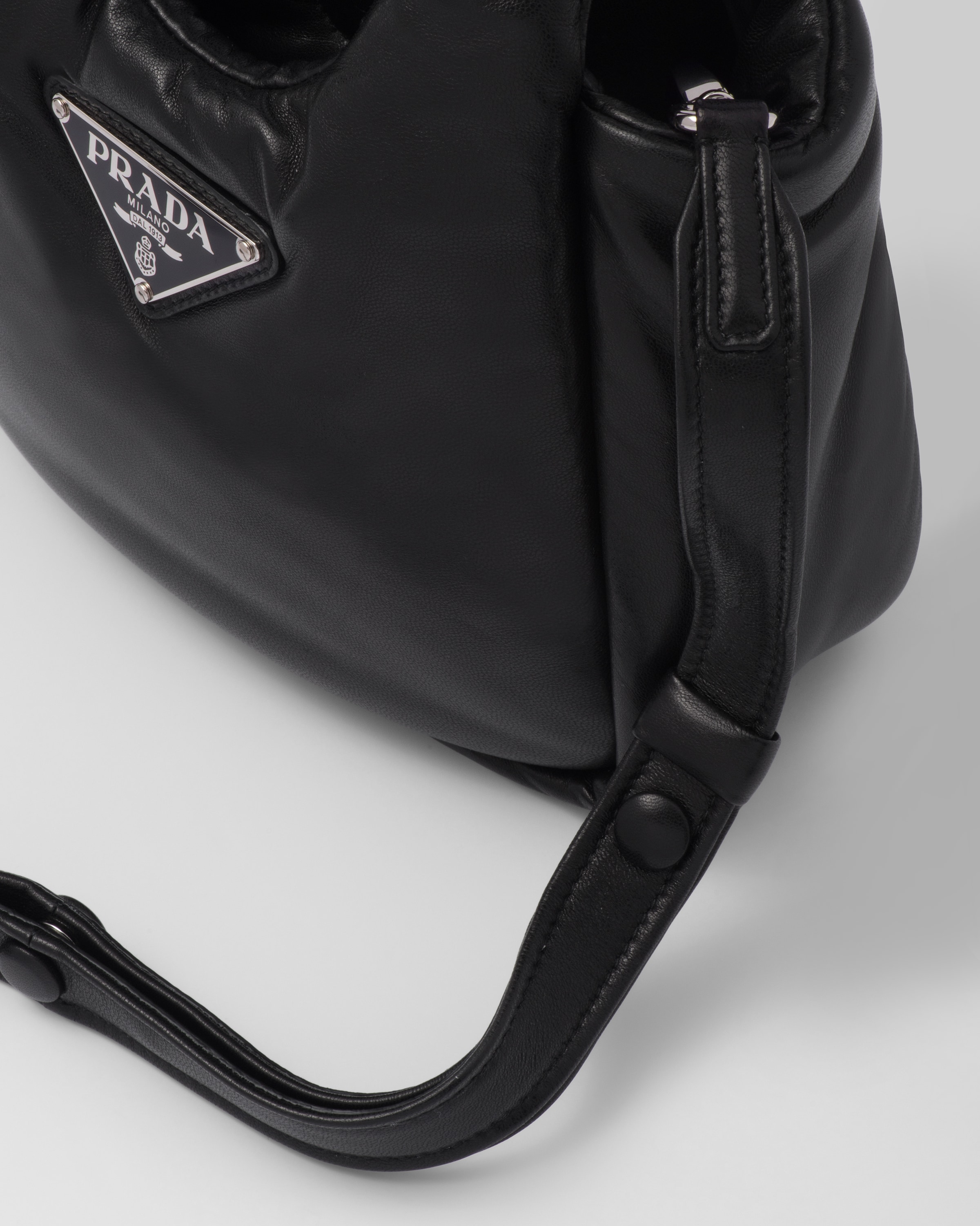 Black Small Padded Prada Soft Nappa-leather Bag | PRADA