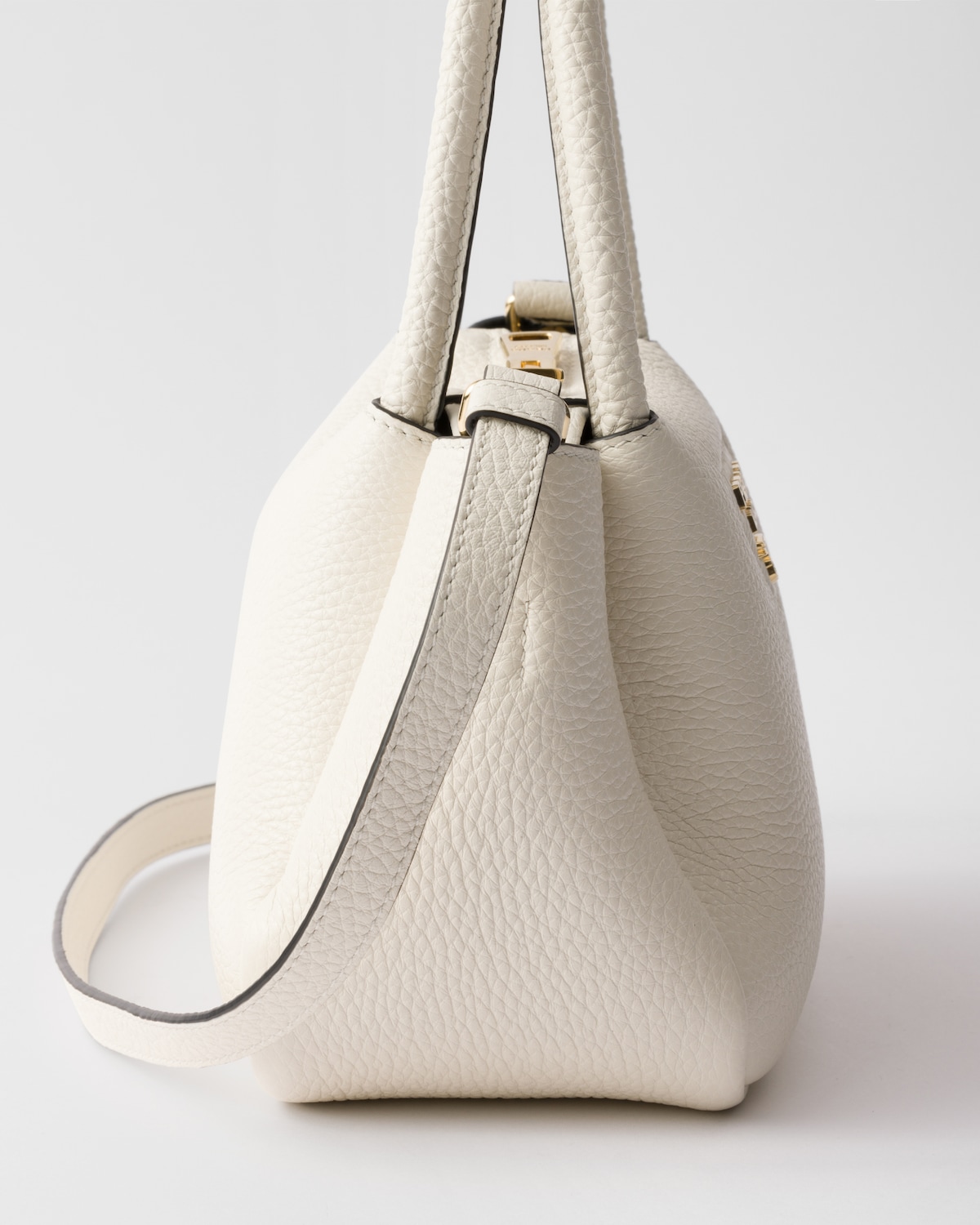 White Leather Mini Handbag | PRADA