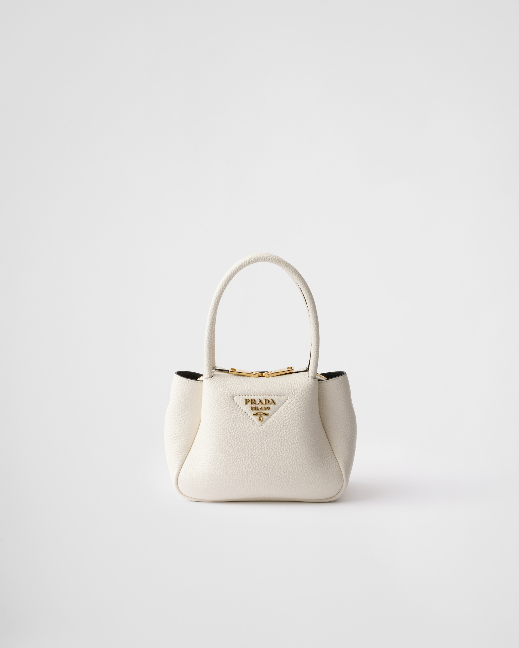 White Leather Mini Handbag | PRADA