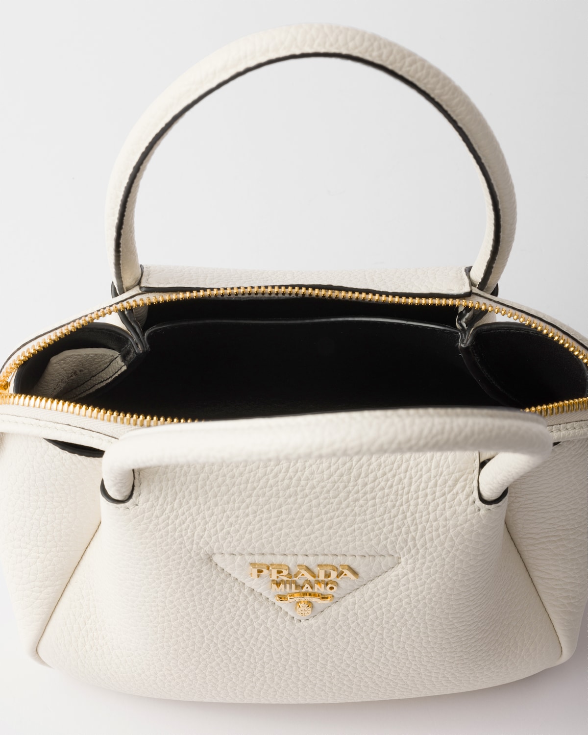 White Leather Mini Handbag | PRADA