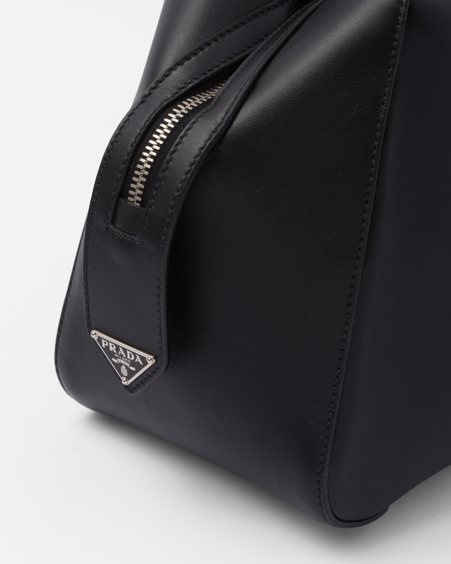 Black Small Leather Prada Supernova Handbag | PRADA