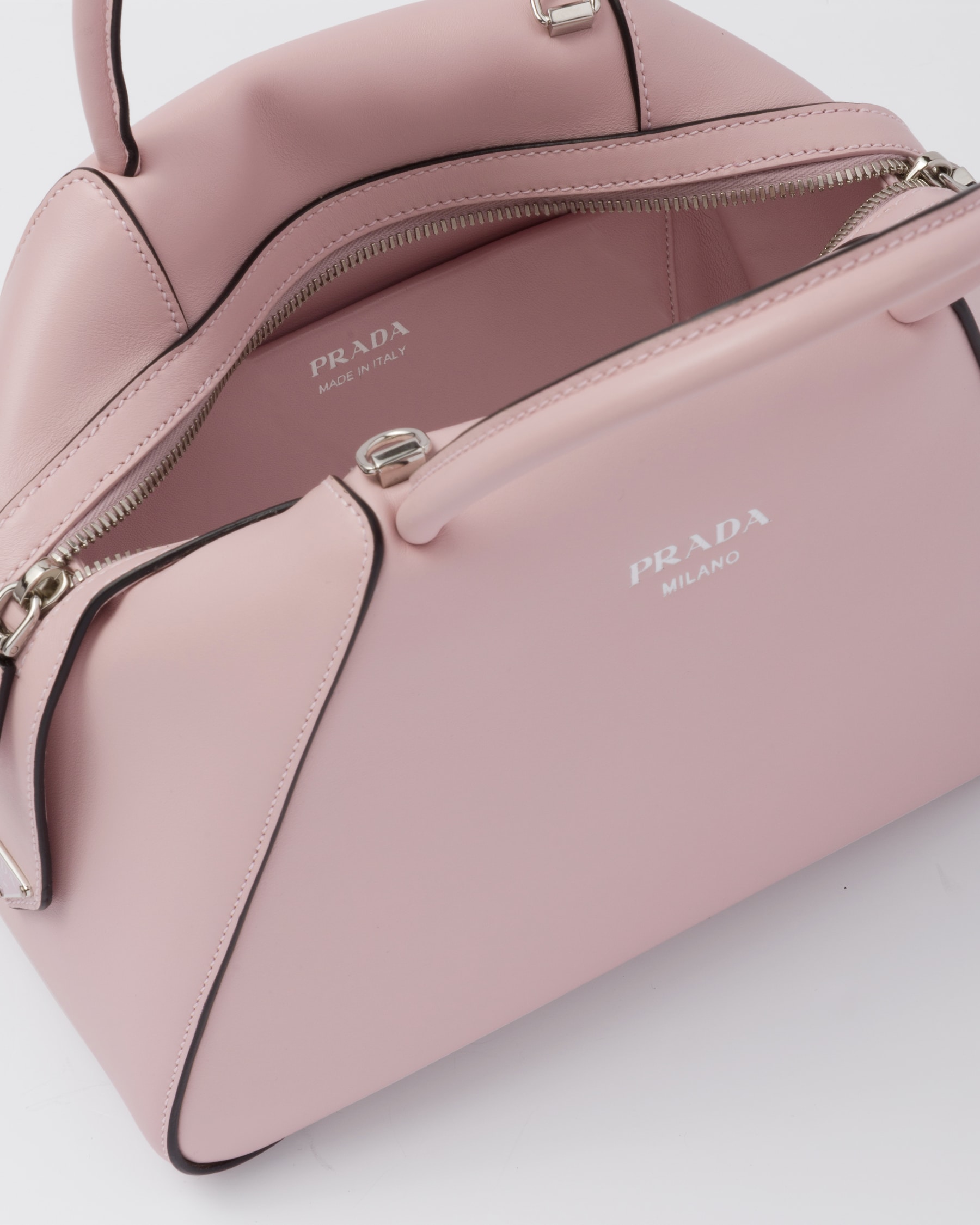 Alabaster Pink Small Leather Prada Supernova Handbag | PRADA