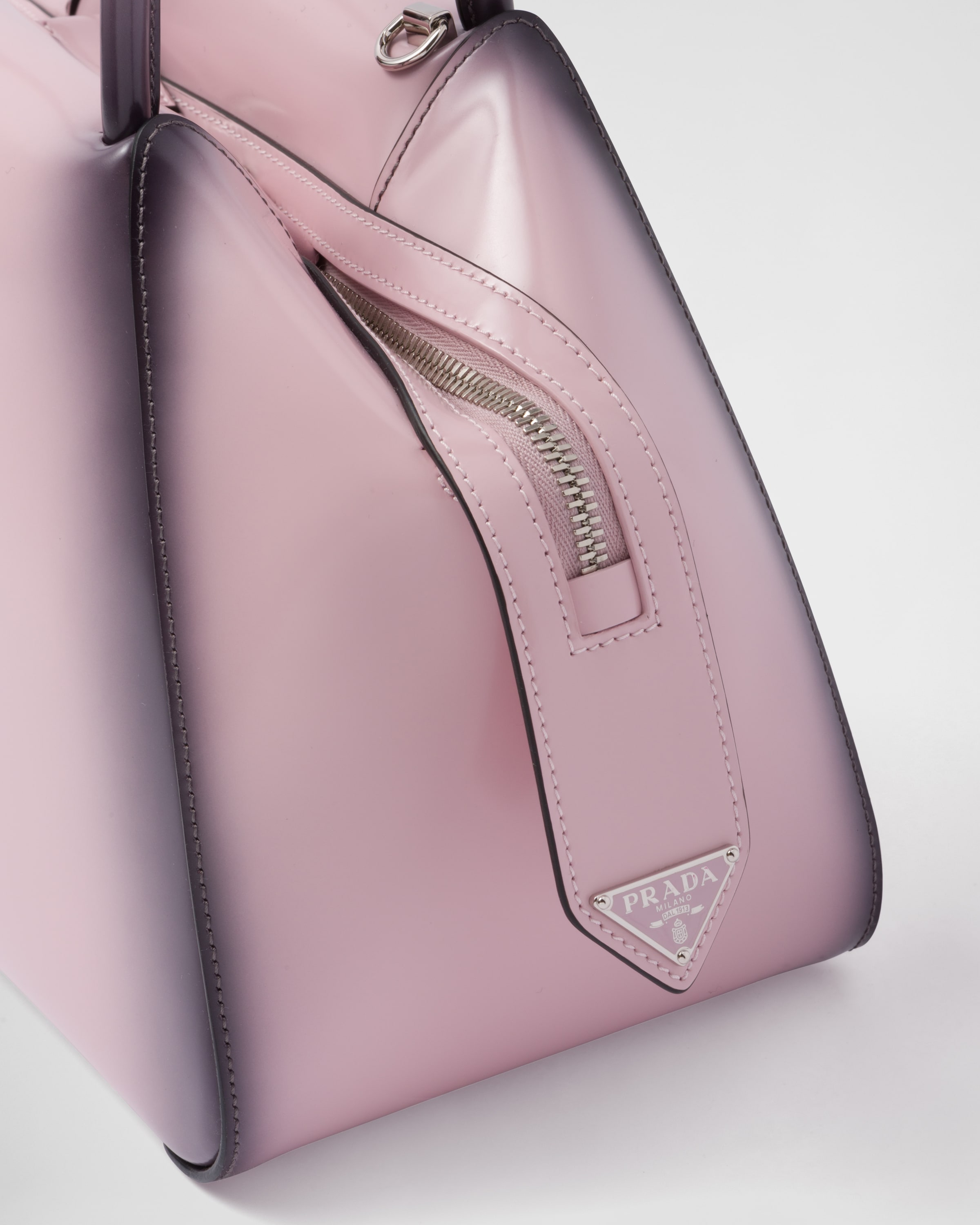 Gradient Alabaster Pink Small brushed leather Prada Supernova handbag ...