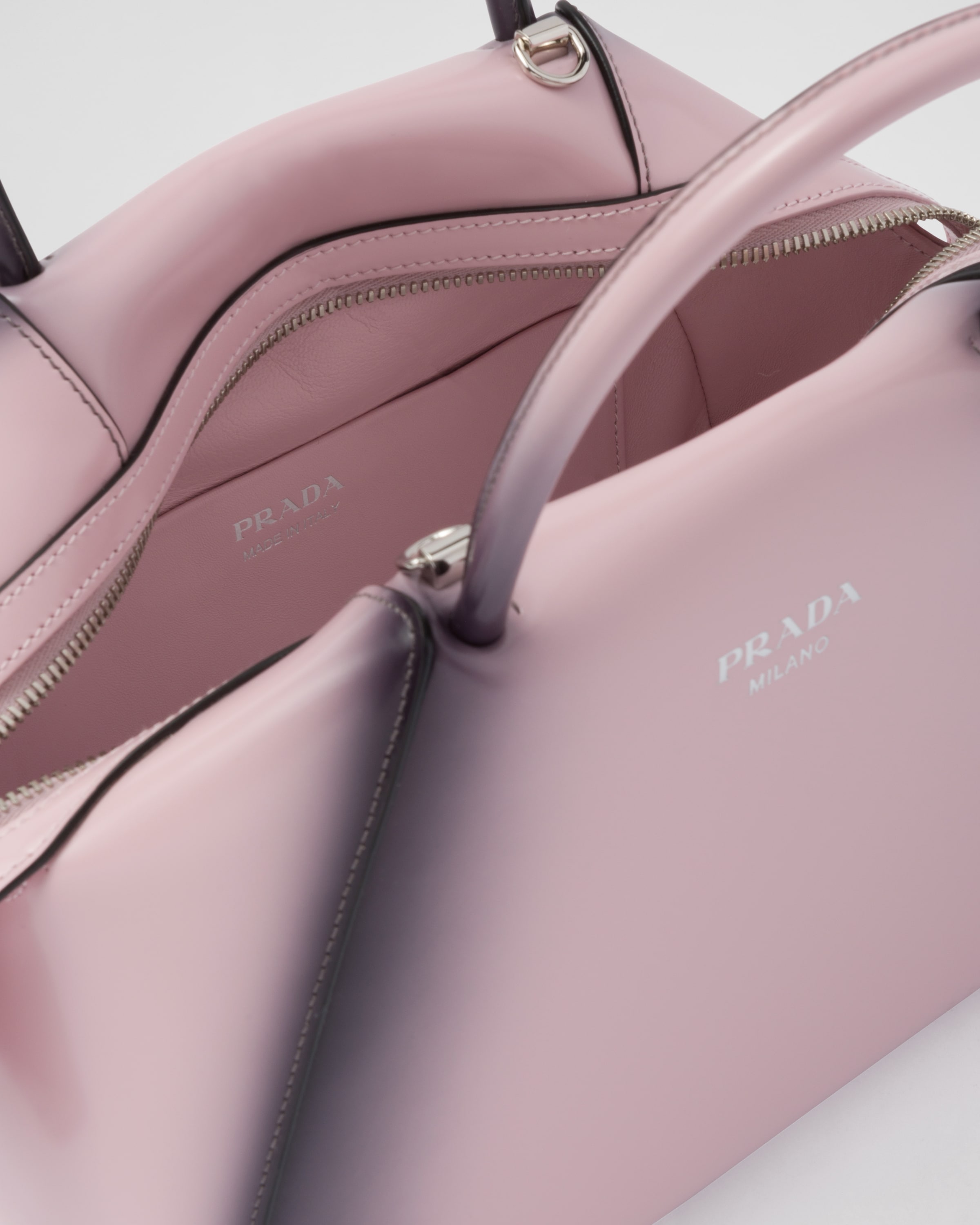 Gradient Alabaster Pink Small brushed leather Prada Supernova handbag ...