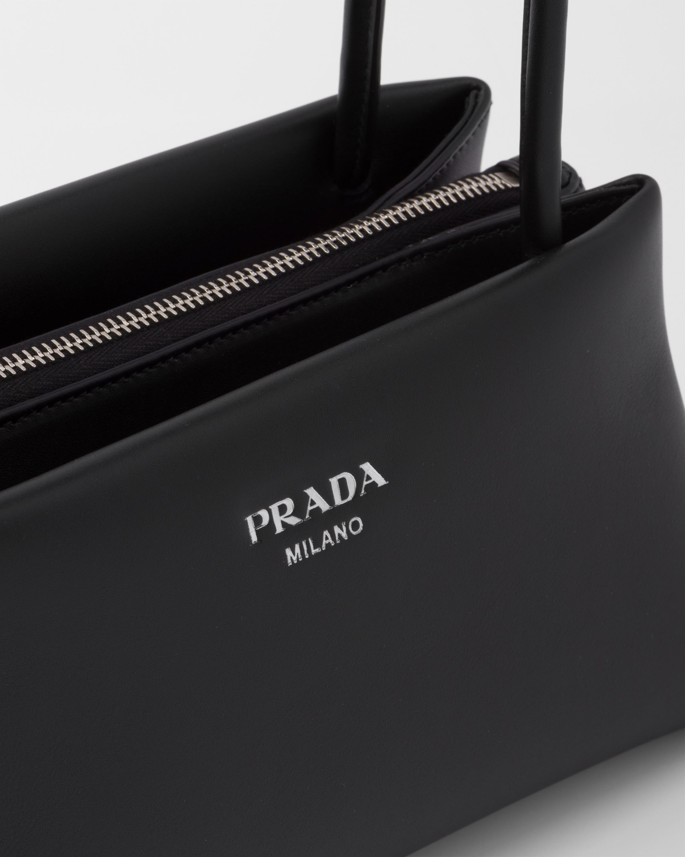 Black Leather mini-bag | Prada