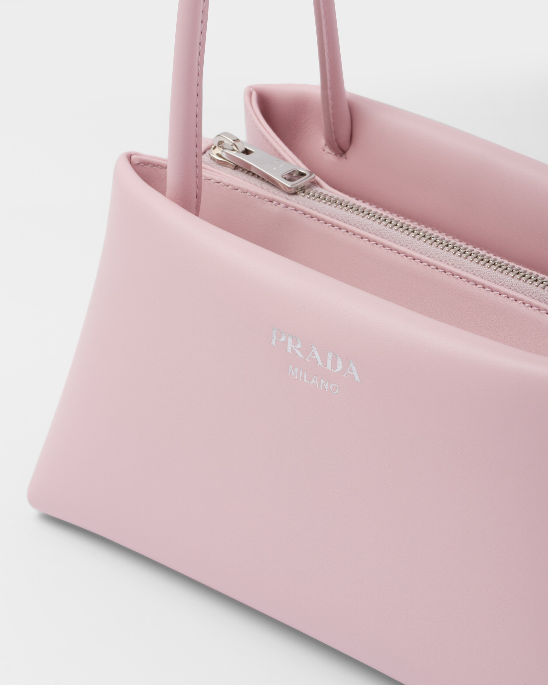 Alabaster Pink Leather Mini-bag | PRADA