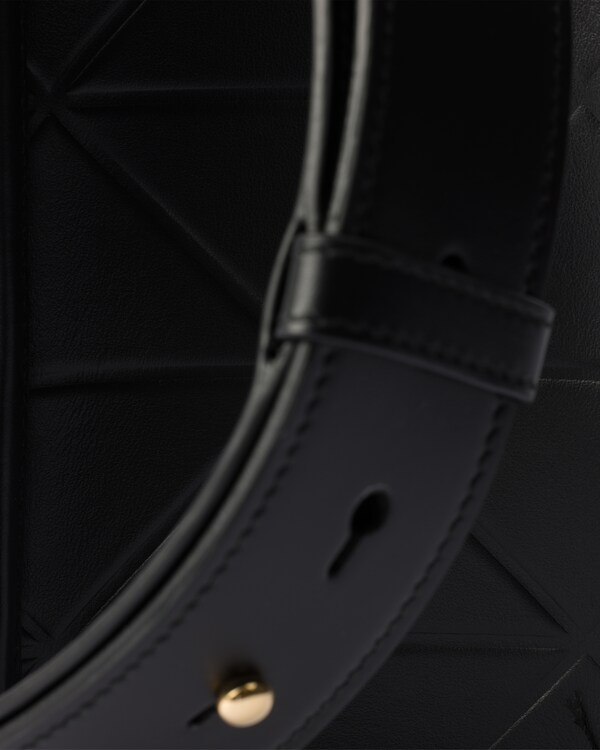 Black Prada Symbole Medium Leather Bag | PRADA