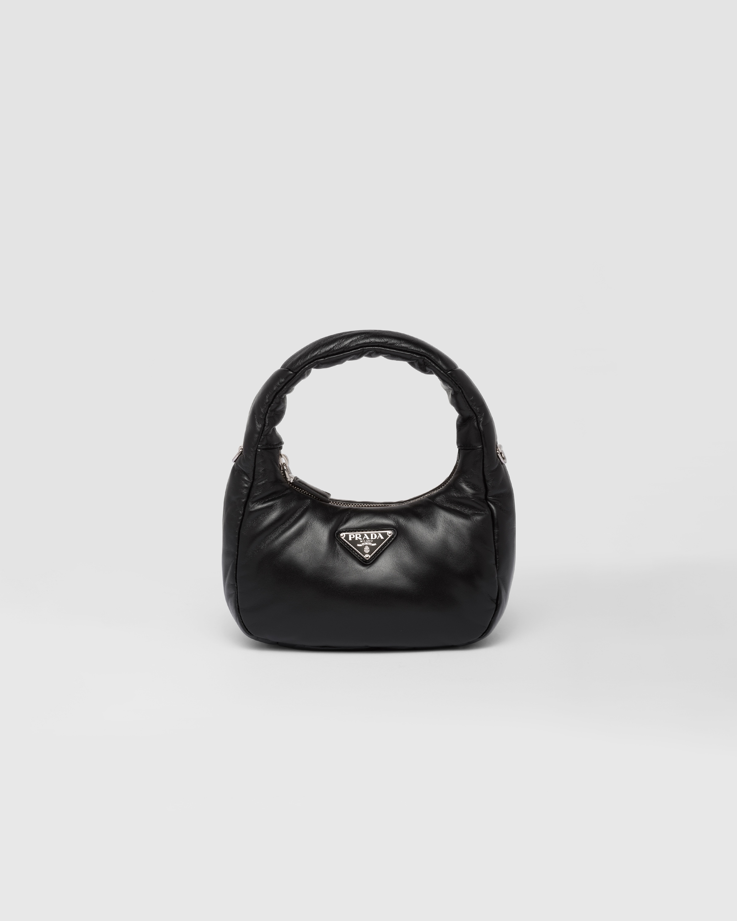 Black Prada Soft Padded Nappa Leather Mini-bag | PRADA