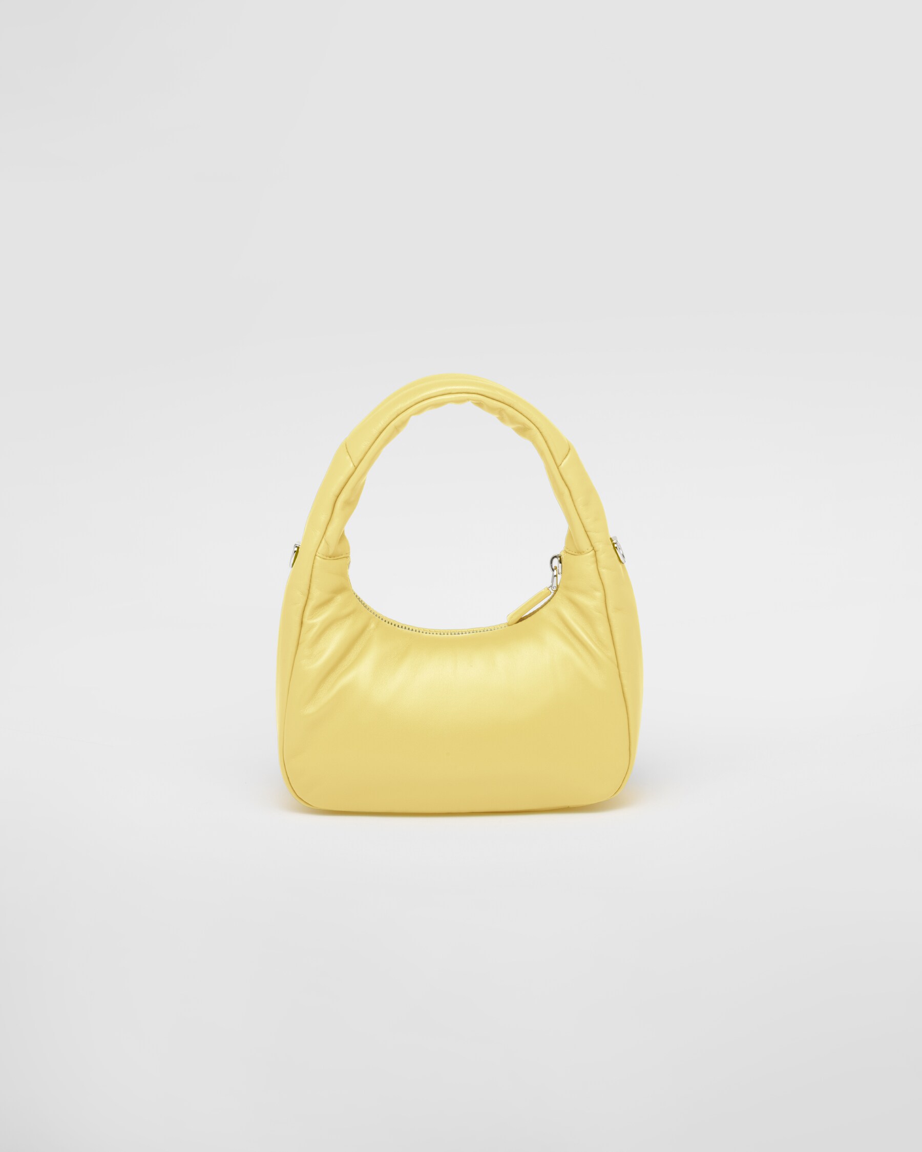 Citron Yellow Prada Soft Padded Nappa Leather Mini-bag | PRADA