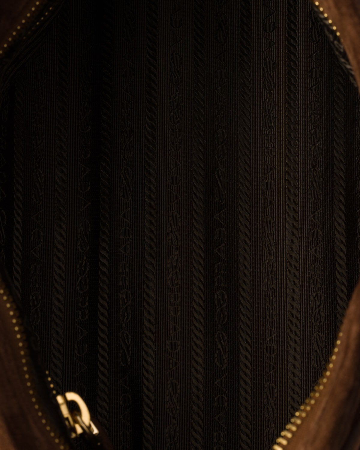 Cocoa Brown Prada Bonnie Medium Suede Handbag | PRADA