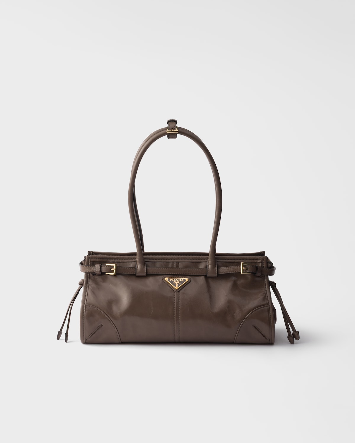 Clay Prada Bonnie Medium Leather Handbag | PRADA - United States