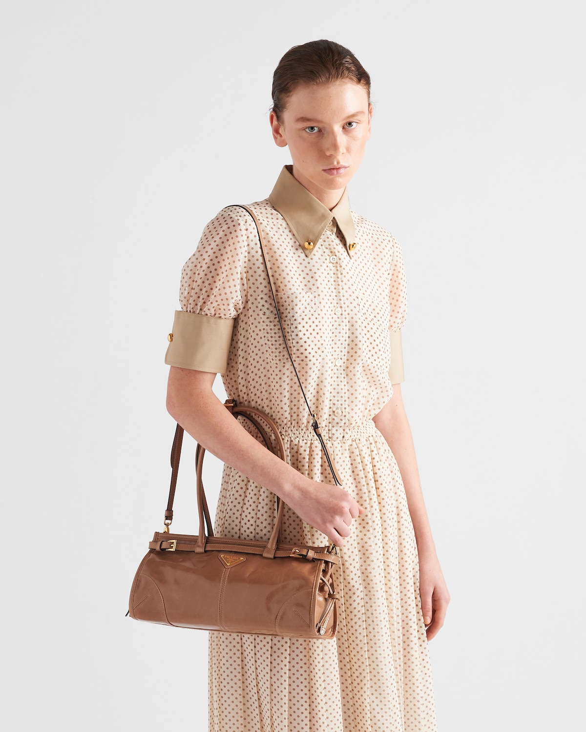 Cameo Prada Bonnie Medium Leather Handbag | PRADA