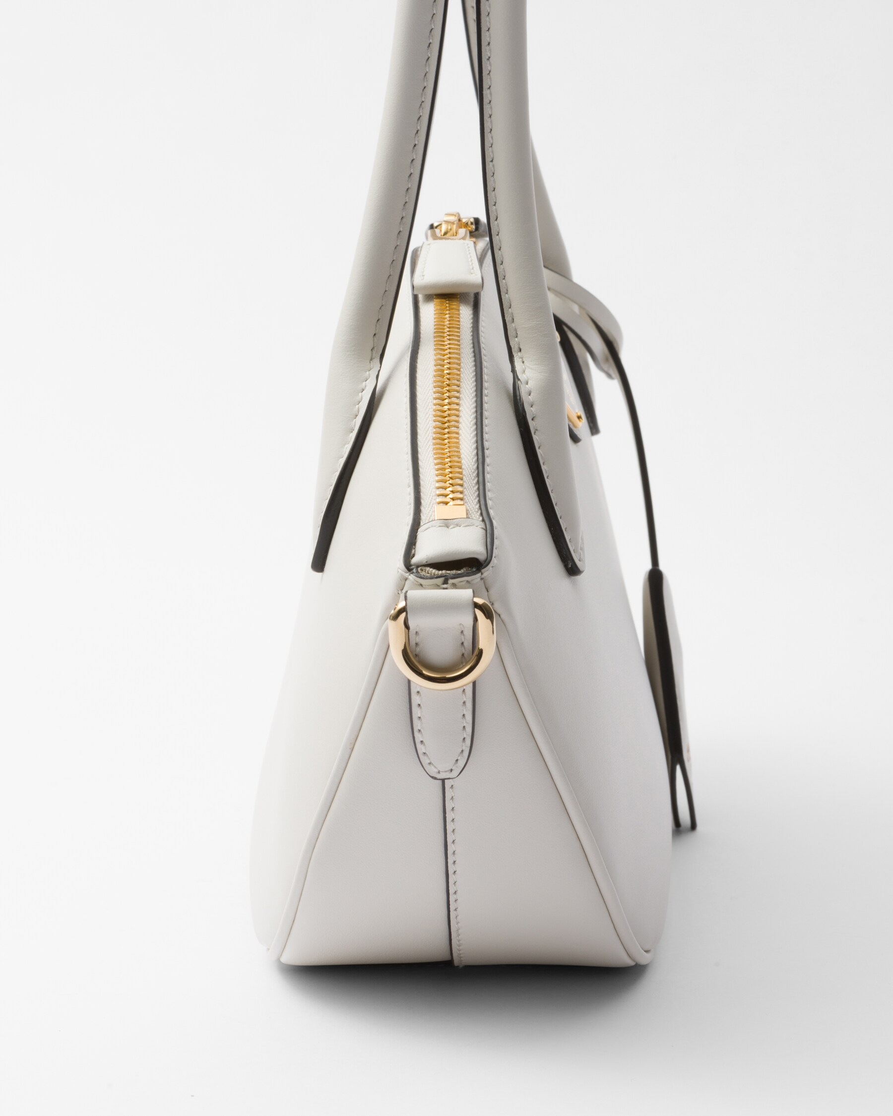 White Small Leather Handbag | PRADA