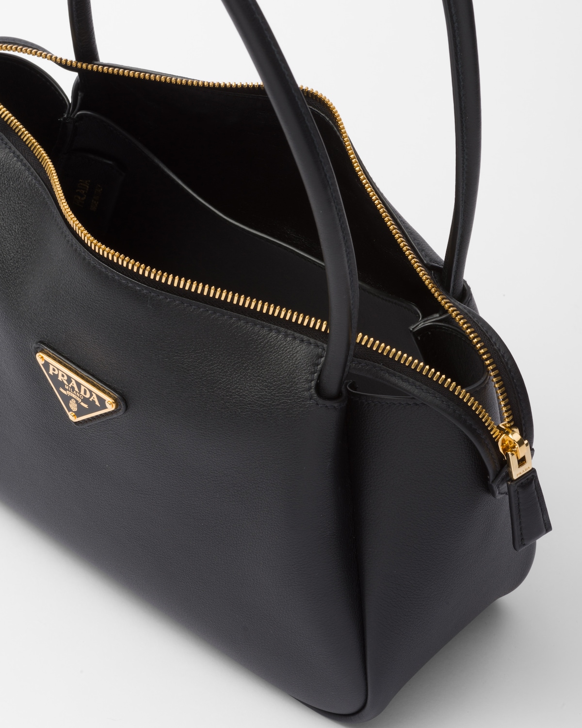 Black Medium Leather Handbag | PRADA