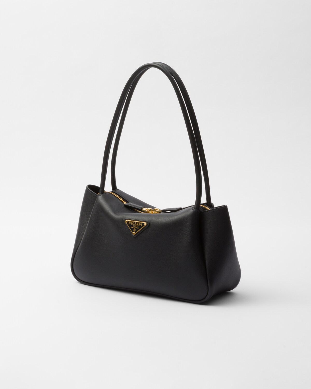 Sac à Main En Cuir Noir | PRADA