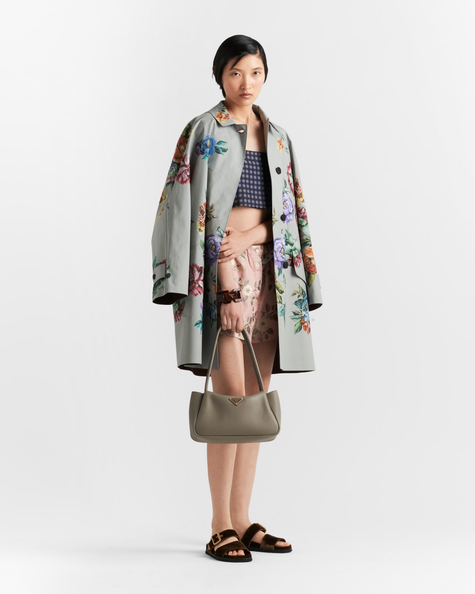 Clay Medium Leather Handbag | PRADA