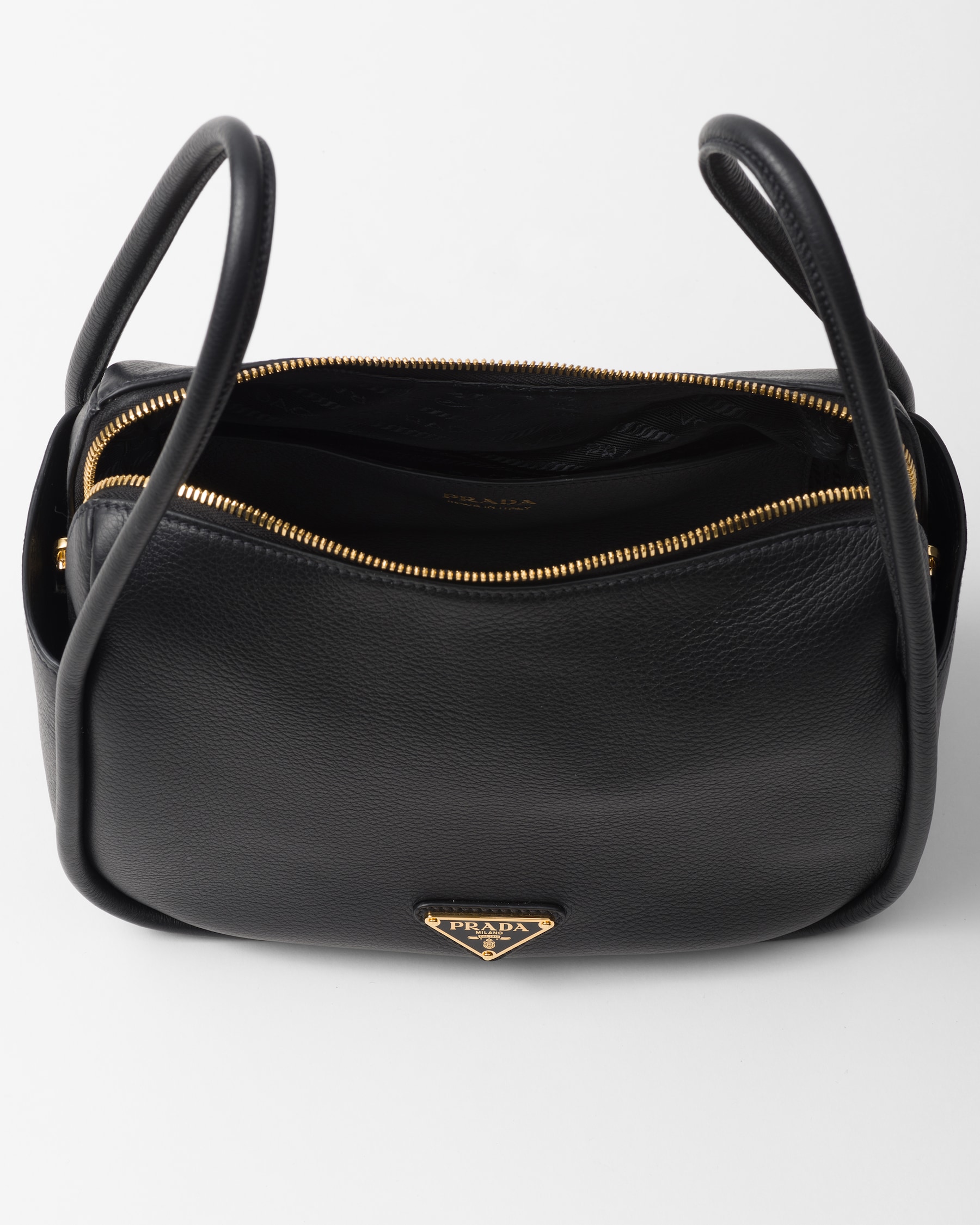 Black Prada Darling Leather Handbag | PRADA